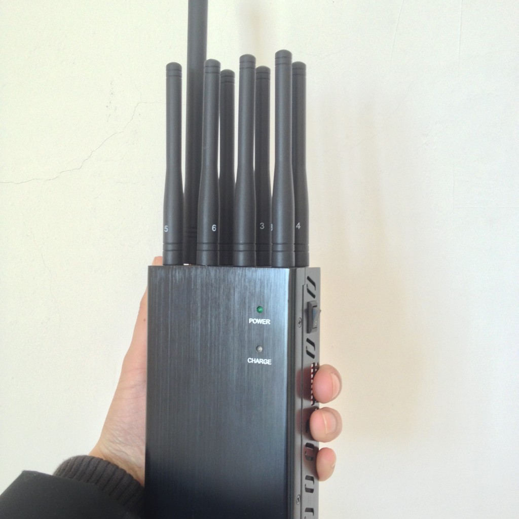 Handheld Cellphone Jammer WIFI and GPS jamming device with 6 bands ...