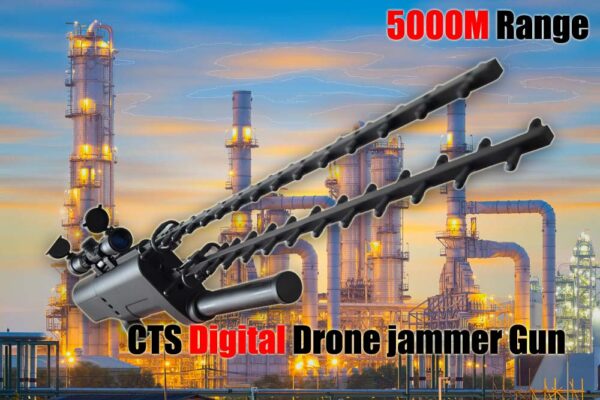 Handheld digital drone jammer block all kinds of uav ISM, HAM, and GNSS ...